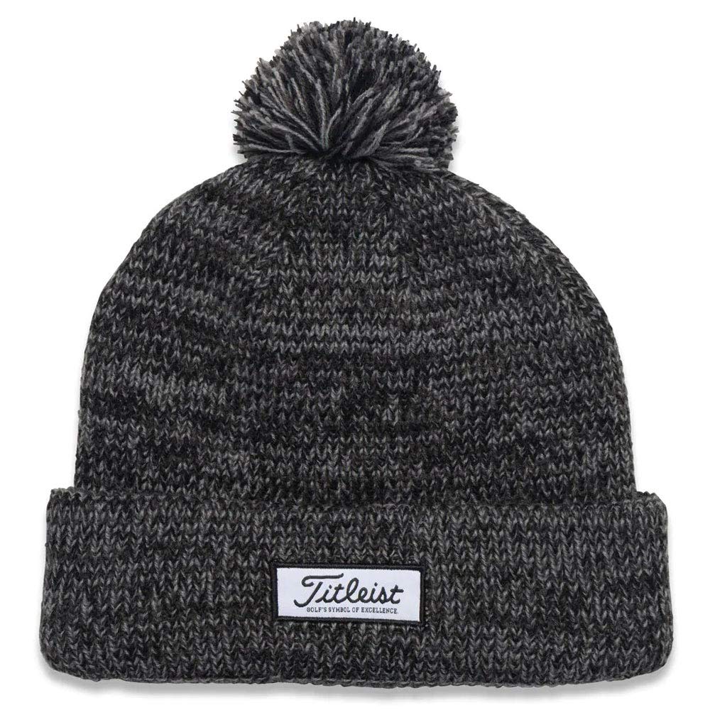 Titleist Pom Pom Winter Heathered Golf Beanie 2019 Black One Size Fits All