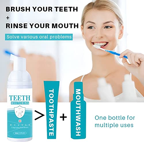 Mouthwash, Calculus Removal, Whitening Saveuppro Whitening Mousse Foam Toothpaste Replacement Mouthwash