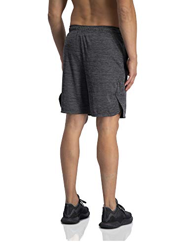 Dry FIT Gym Shorts for Men - Mens Workout Running Shorts - Moisture Wicking with Pockets and Side Hem