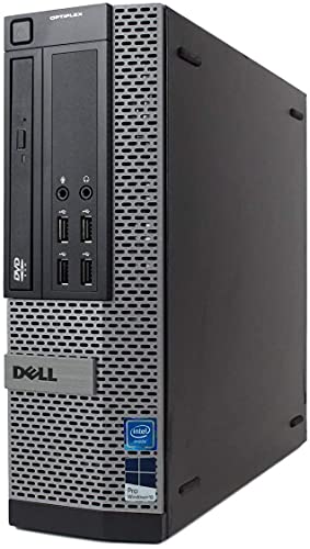 Dell Optiplex 7010 PC, 2 x 24 FHD Dell Monitors, Wireless Keyboard and, WiFi, i5, 8GB, 480GB SSD Storage, Windows 10 (Renewed)