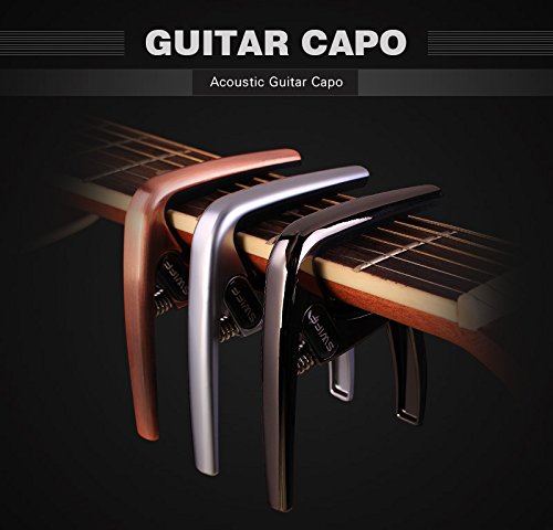 Swiff 6921502304271 Capo for Guitar, Black