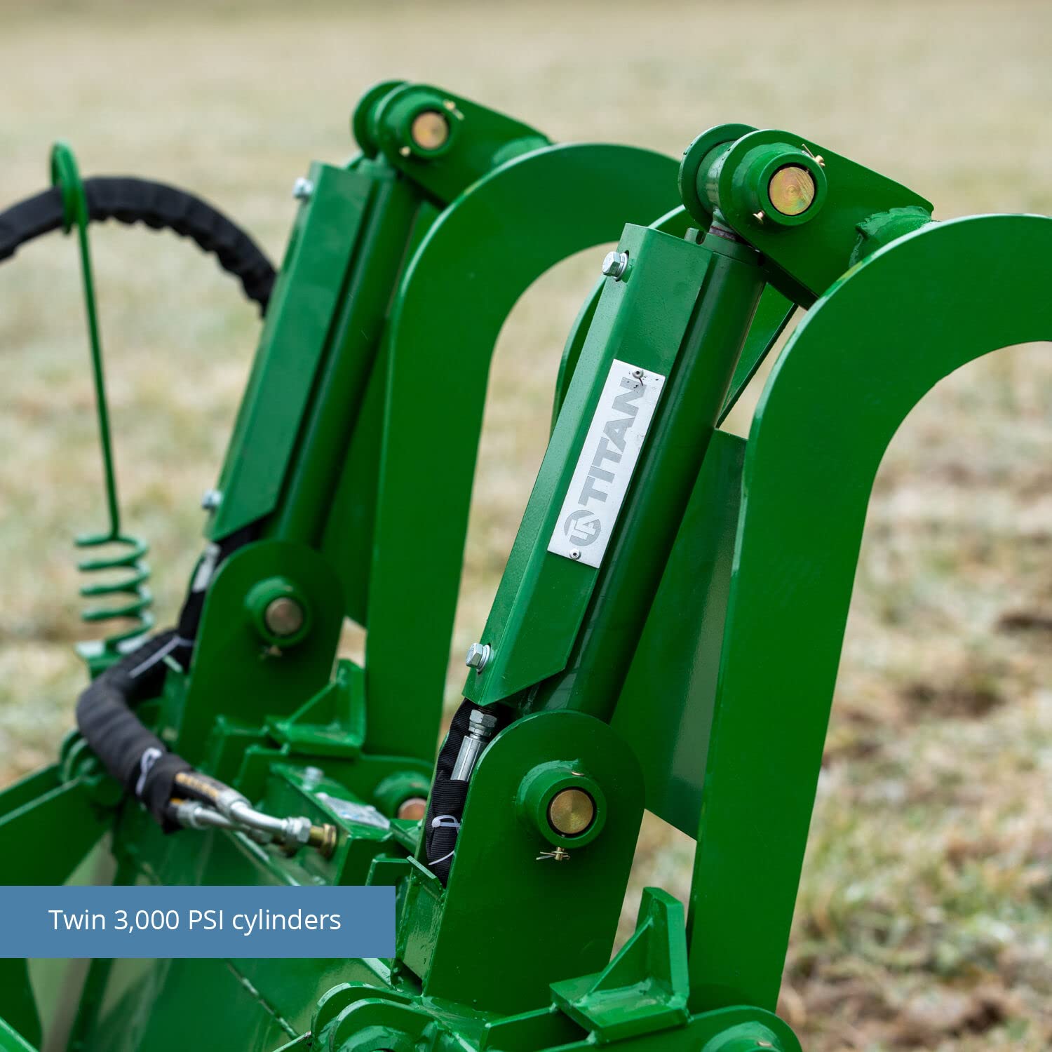 Titan Attachments 72-in Tine Bucket Attachment Fits John Deere Loaders