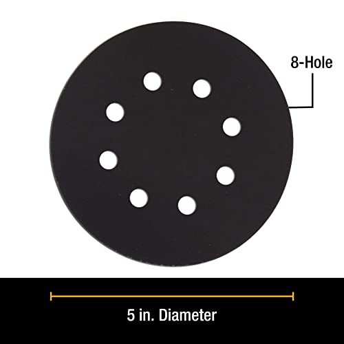 Dura-Gold Premium 5" 8-Hole Wet or Dry Sanding Disc Variety Pack Box - 400, 600, 800, 1000, 1200, 1500, 2000 & 3000 Grit (5 Discs Each, 40 Total) - Sandpaper Discs, Hook & Loop Backing, Color Sanding