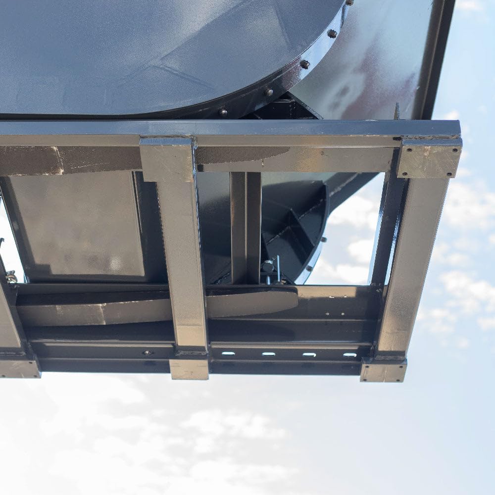 Titan Attachments 1 Cubic Yard Self-Dumping Hopper, Fork Lift Operated, Rated 6000 LB, Material Handling