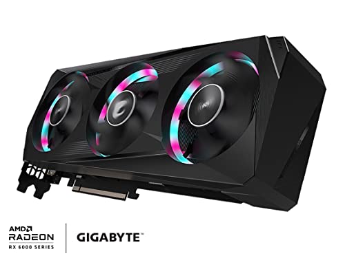Gigabyte AORUS Radeon RX 6750 XT Elite 12G Graphics Card, WINDFORCE 3X Cooling System, 12GB 192-bit GDDR6, GV-R675XTAORUS E-12GD Video Card
