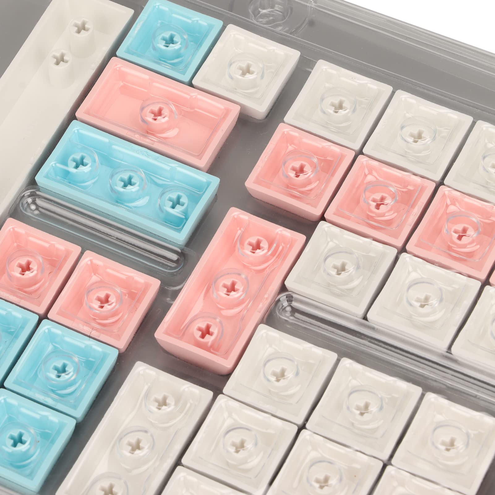 Gugxiom 125 Key Key Covers, PBT Key Covers for Mechanical Gaming Keyboard, DIY XDA Key Covers, Cute Pixel Wars Themed Key Covers, for 61/64/68/72/82/84/87/104/108 Keyboards