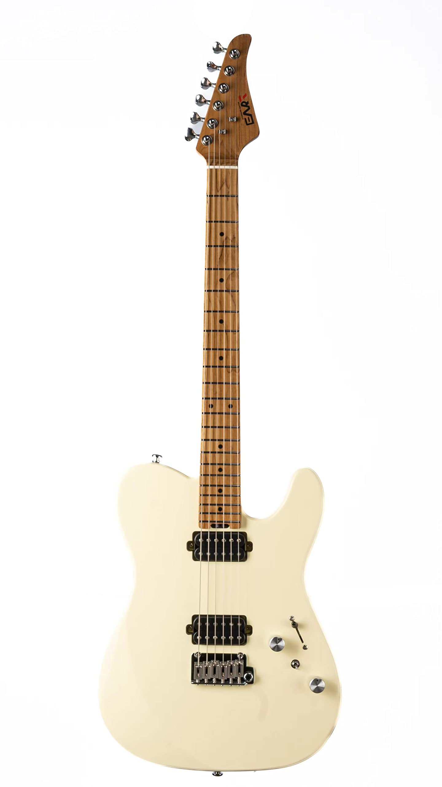 EART E-TT72 6 String Semi-Hollow-Body Electric Guitar Versatile Playability, Powerful Humbucker Pickups Fixed Bridge Guitars