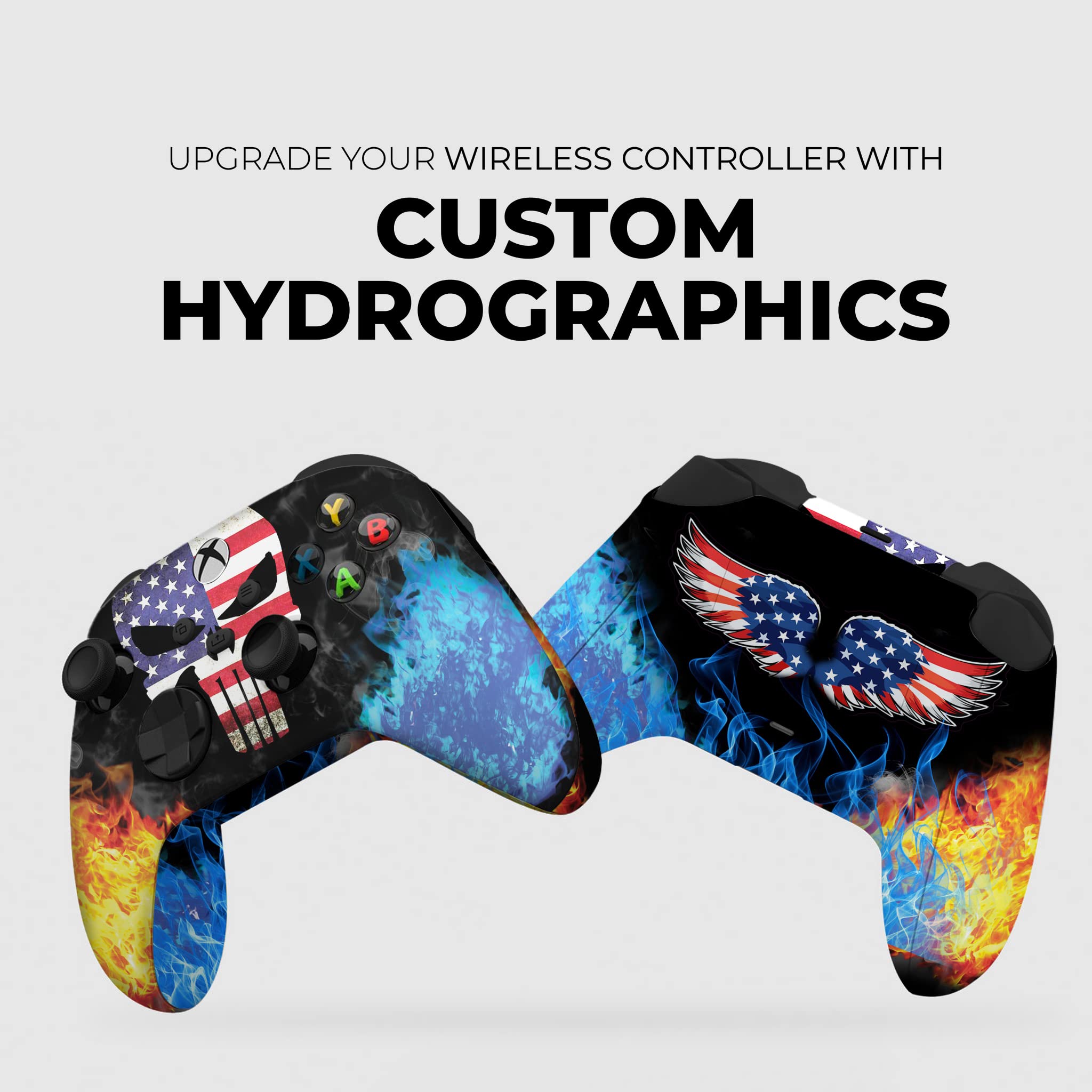 DreamController Weed Skull Custom X-box Controller Wireless compatible with X-box One/X-box Series X/S Proudly Customized in USA with Permanent HYDRO-DIP Printing(NOT JUST A SKIN) (MODDED)