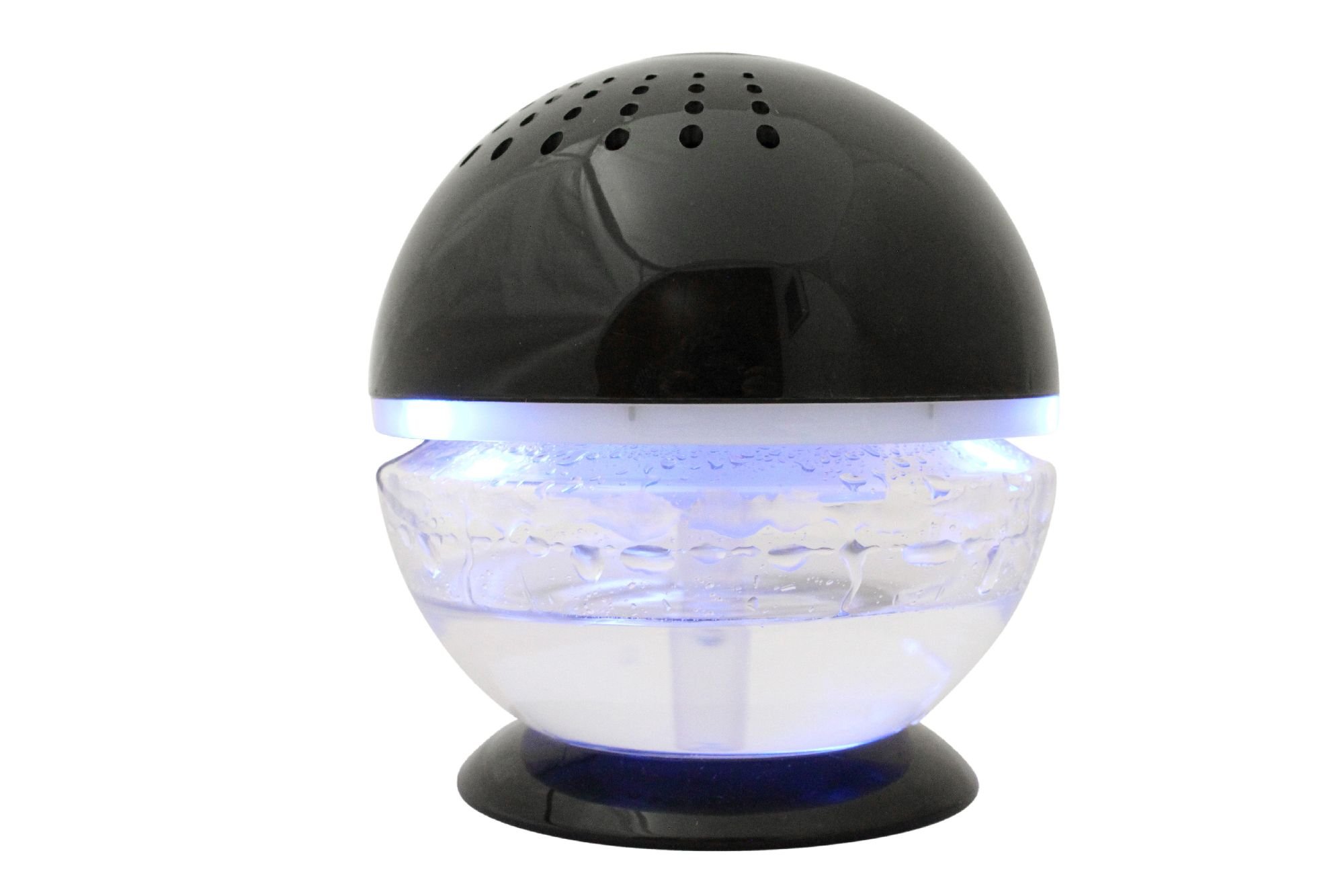 EcoGecko Little Squirt air revitalizer, 4.25"D x 5"H, Black