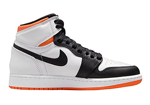 Jordan Youth Air 1 Retro High OG GS 575441 180 Electro Orange - Size 4.5Y