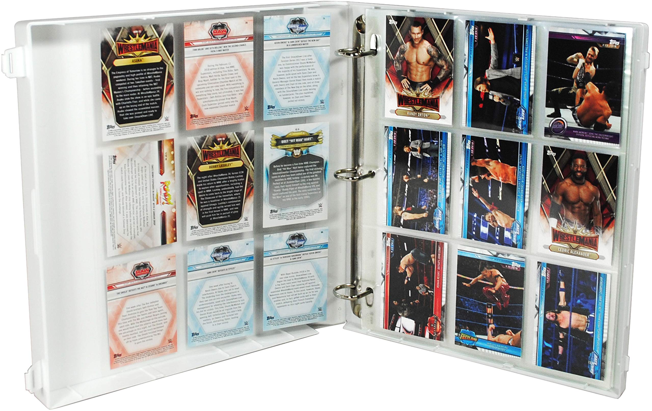 UniKeep WWE WrestleMania Themed Collectible Card Storage Binder - Comes With 20 Card Pages (Tartan)