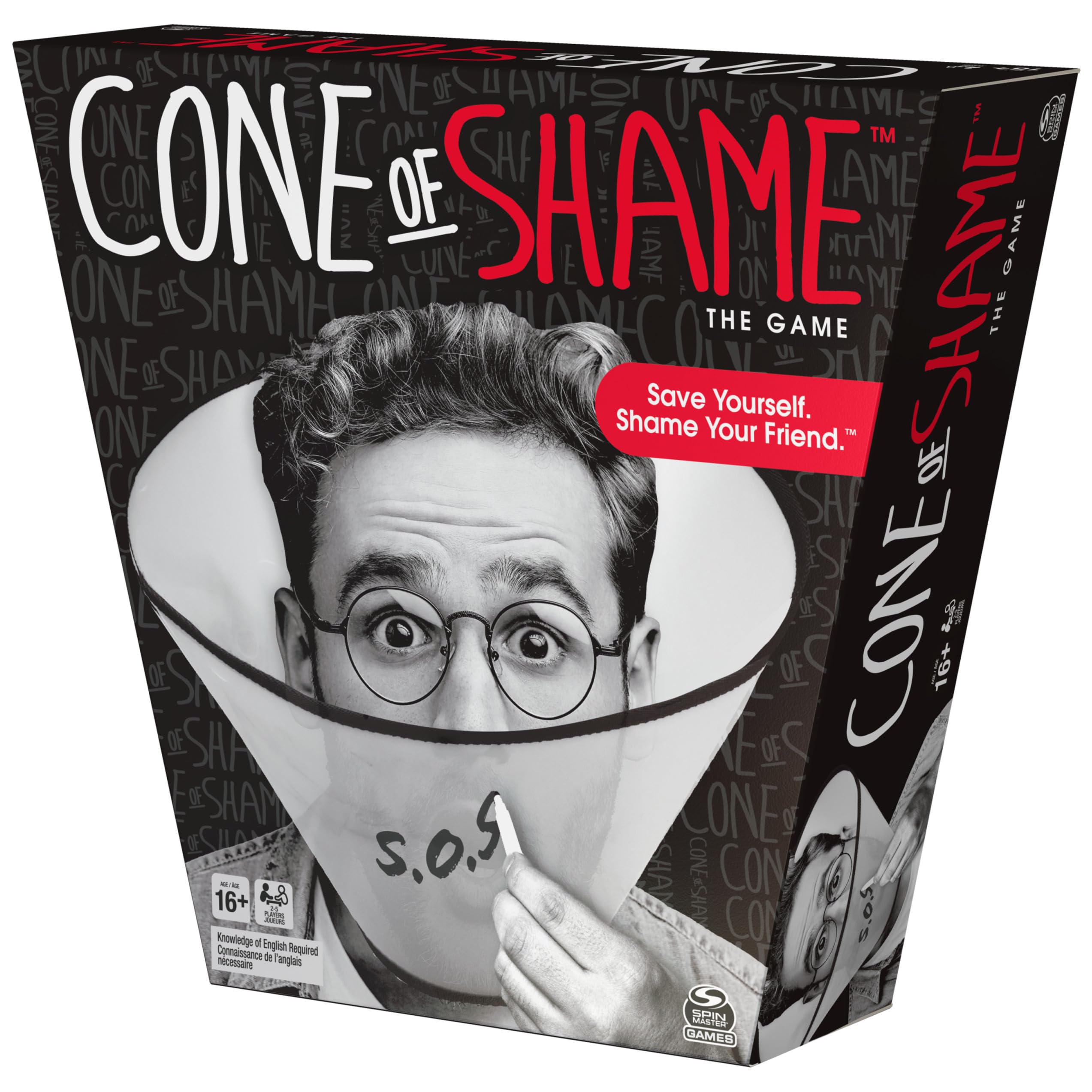 Spin Master Cone of Shame, Guessing Party Game, for Adults and Teens Ages 16 and up