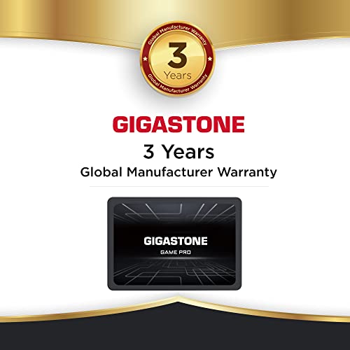 Gigastone Game Pro 1TB SSD SATA III 6Gb/s. 3D NAND 2.5" Internal Solid State Drive, Read up to 540MB/s. Compatible with PS4, PC, Desktop and Laptop, 2.5 inch 7mm (0.28β)