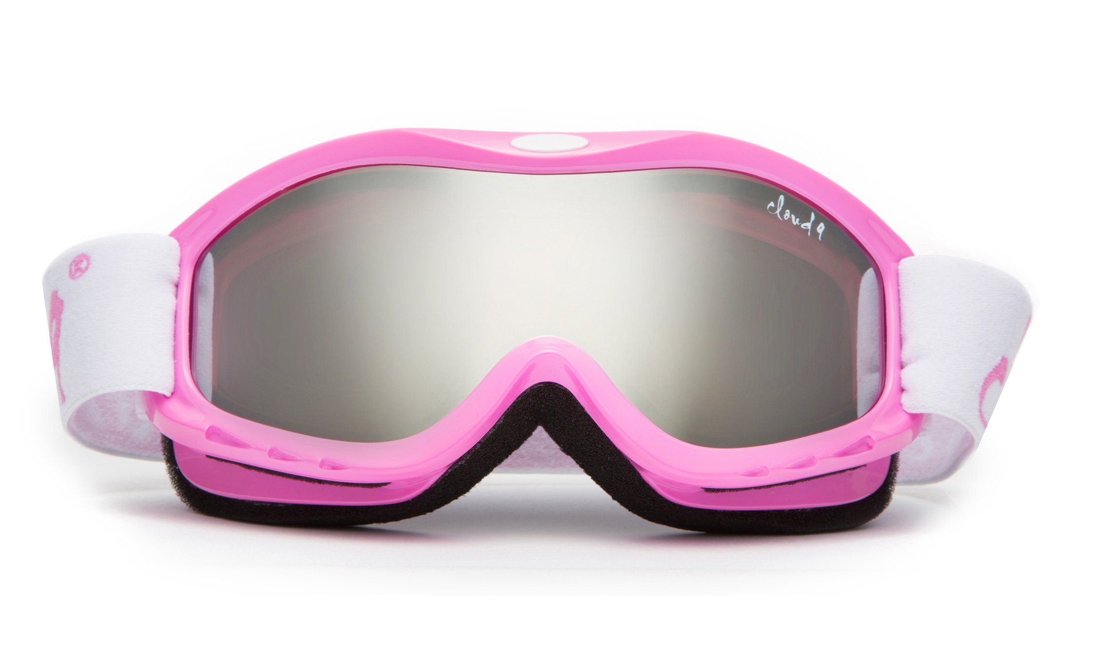 Cloud 9 - Twin Pack Adult and Kids Matching Goggles, Anti-Fog Dual Lens Wide Angle Frameless UV400 Snowboarding Ski Snow Goggles