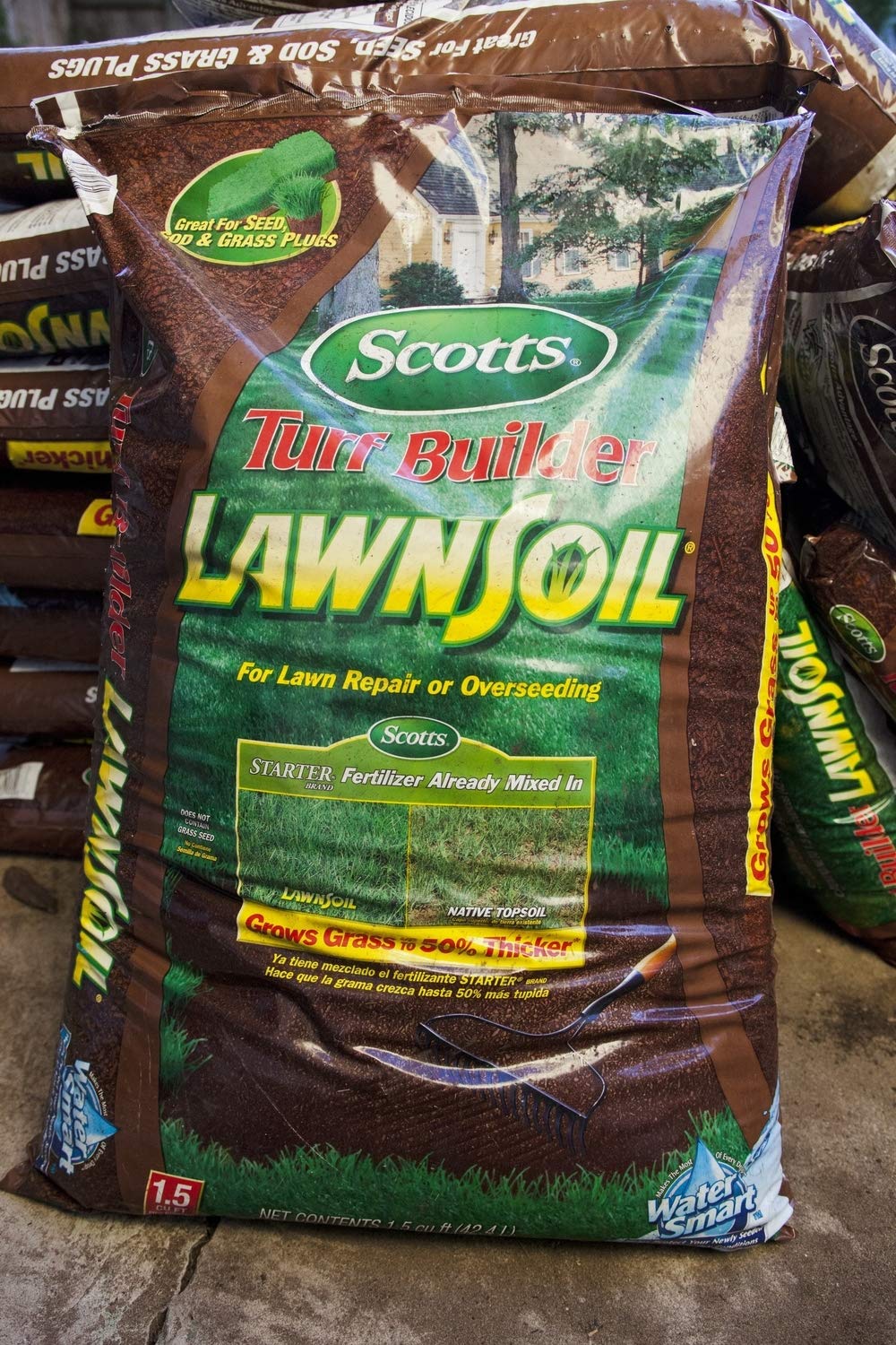 Scotts 79551750 Turf Builder LawnSoil, 1 cu. ft.