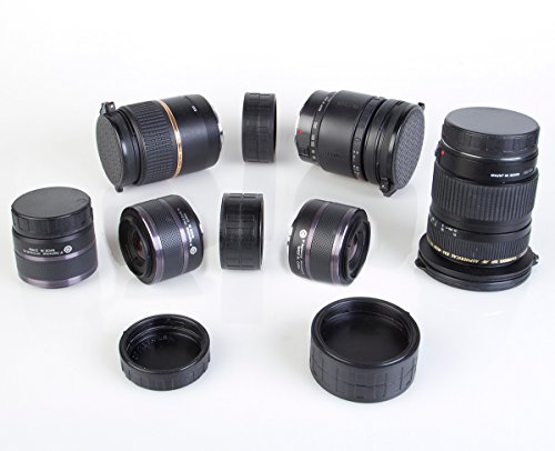 OP/TECH USA 1101281 Lens Mount Cap - Olympus/Panasonic MFT Double Black