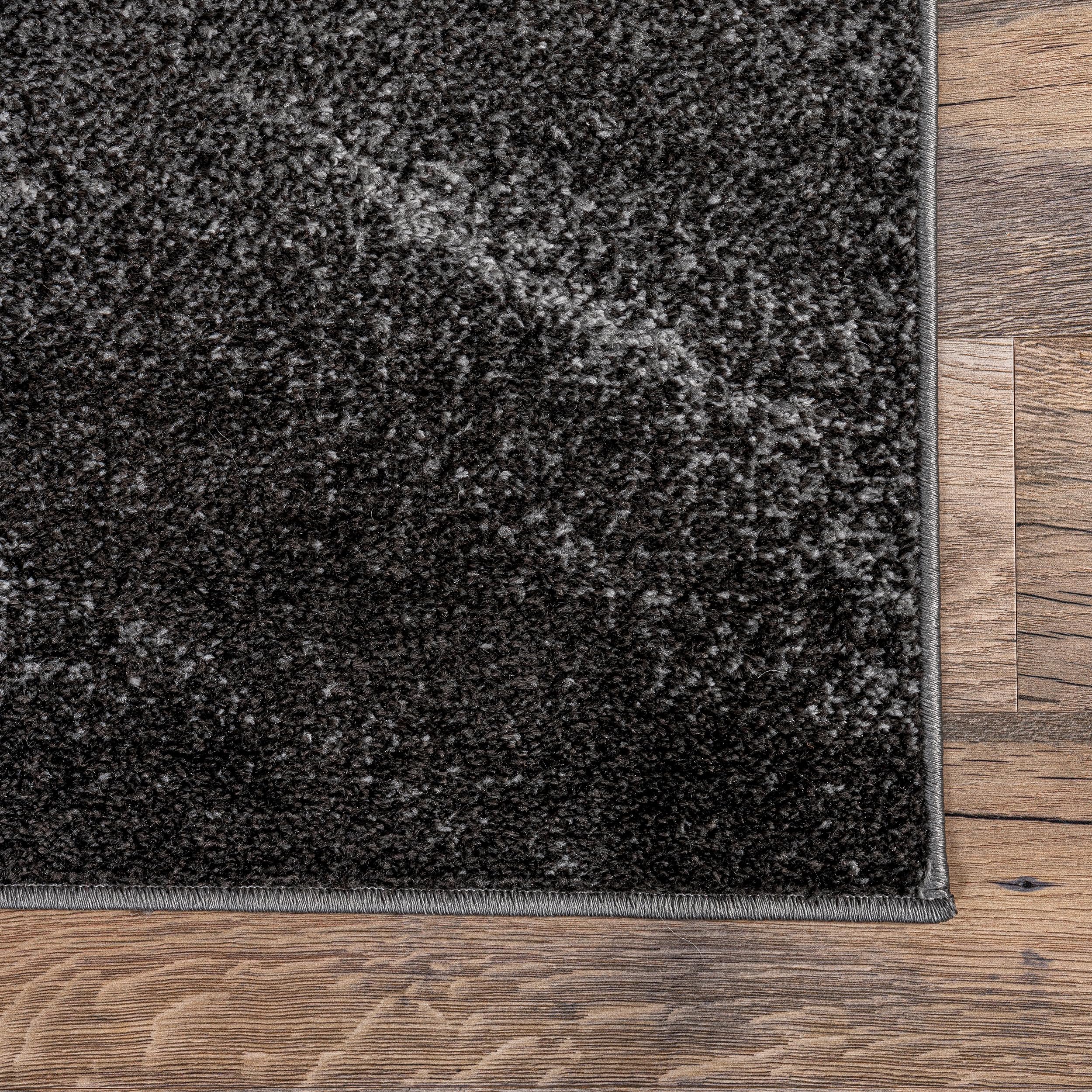 nuLOOM 2' x 3' Performance Indoor Area Rug, Non-Shed, Power Loomed High-Traffic Area Rug for Living Room, Bedroom, Home, Julene Charcoal