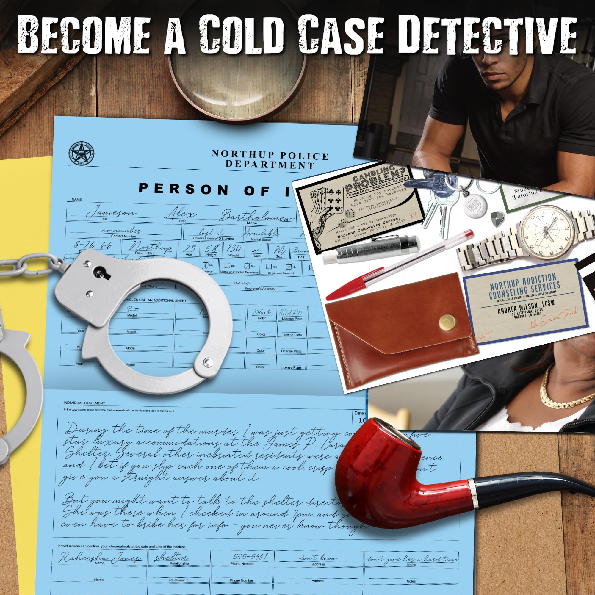 Unsolved Case Files | Cahill, Max - Cold Case Murder Mystery Game - Can You Solve The Crime?