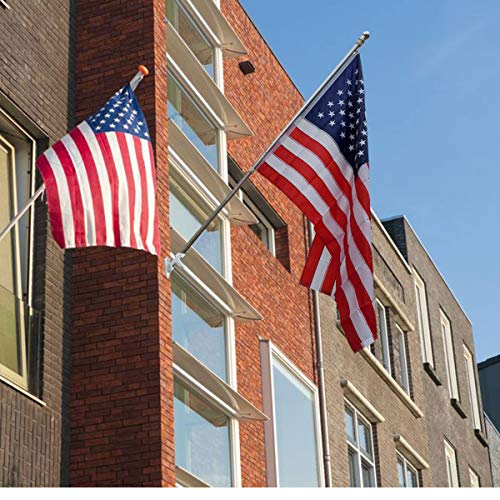 Flag Pole Holder for Outside House, Flag Holder, Flag Holders for Outside, Heavy Duty Flag Pole Mounting Bracket, Flag Bracket, Aluminum Rust Free Coated, Stainless Hardware 1" Diameter