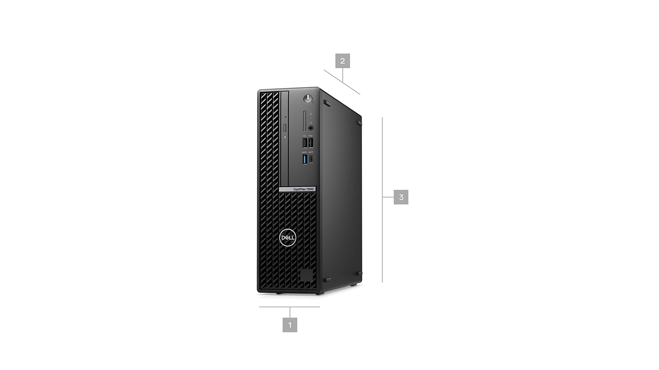 Dell Optiplex 7000 7000 SFF Small Form Factor Desktop (2022) | Core i7-256GB SSD - 32GB RAM | 12 Cores @ 4.9 GHz Win 11 Pro