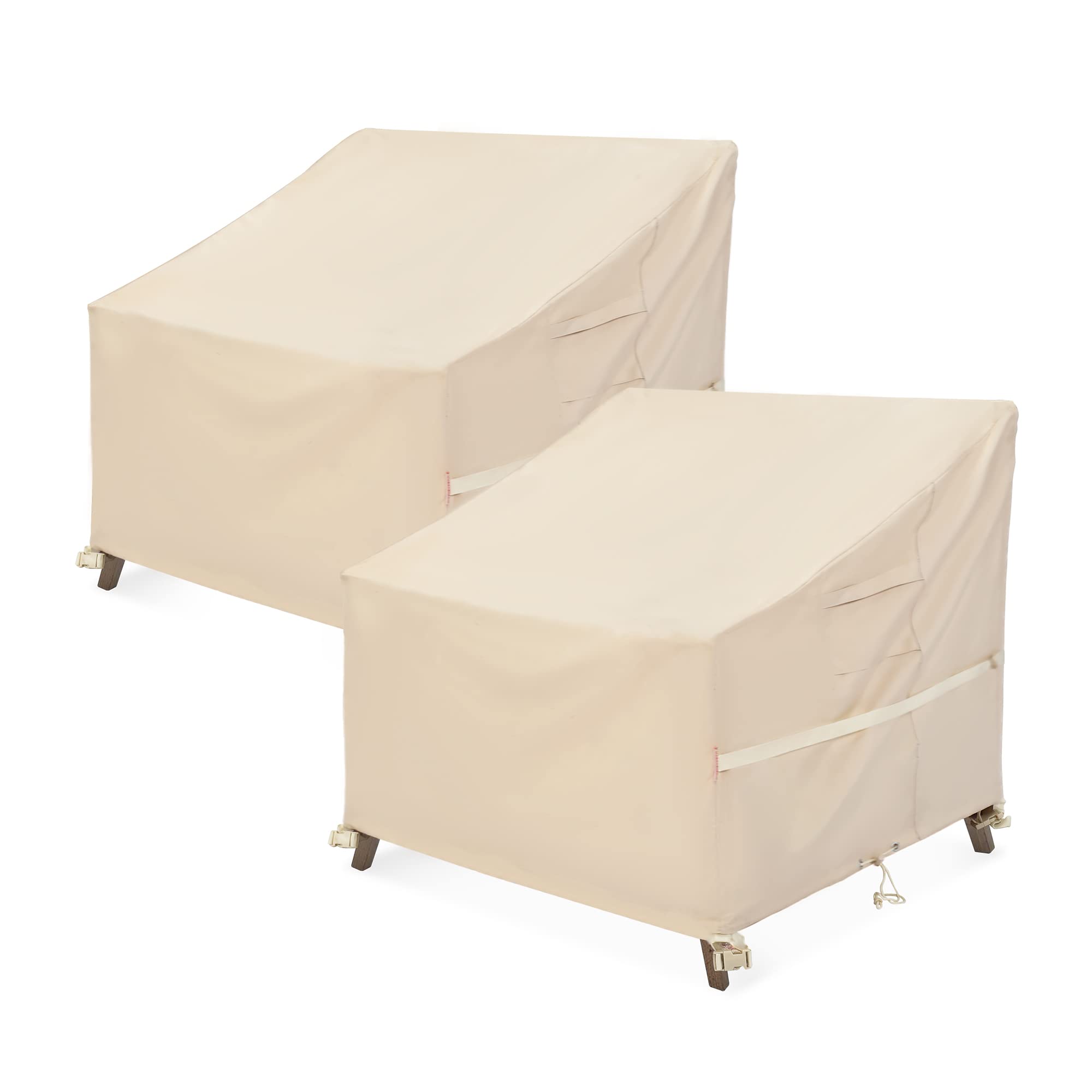 Slan Arrow Patio Chair Cover, 600D Heavy Duty Lounge Deep Seat Cover Waterproof Outdoor Chair Covers for Lawn Furniture, All-Weather Protection Lawn Chair Covers(38" W x 31" D x 29" H)