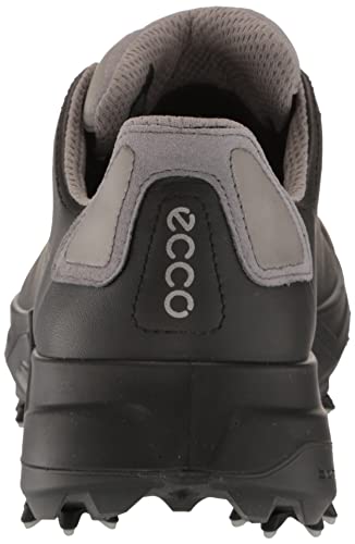 ECCO Men's Biom G5 Gore-TEX Waterproof Golf Shoe, Black/Steel, 13-13.5