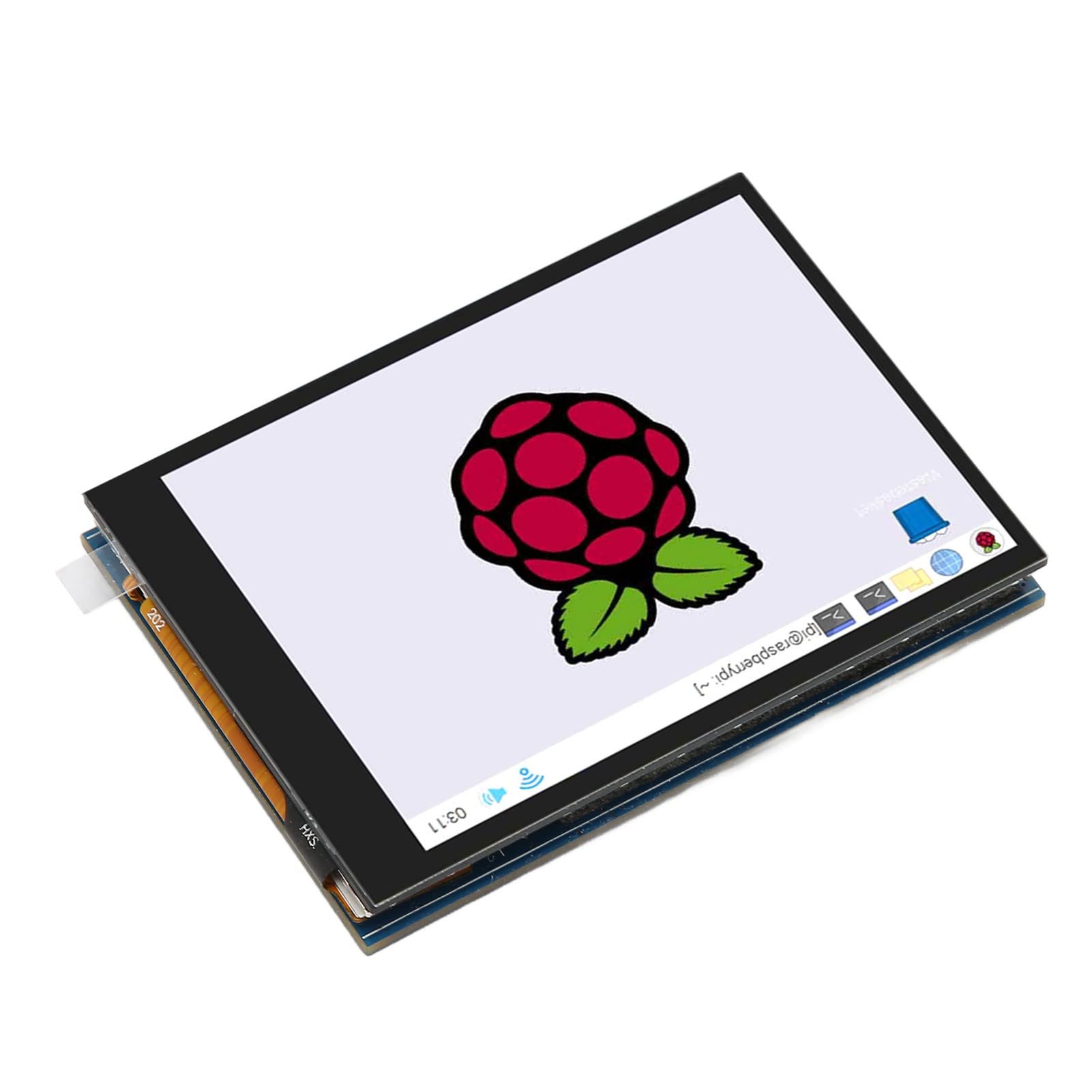 Fabul 2.8 Inch Touch Monitor IPS Capacitive Touch Screen Easy Installation 480x640 40 Pin GPIO Interface 2.8 Inch PC Desktop Touch Screen