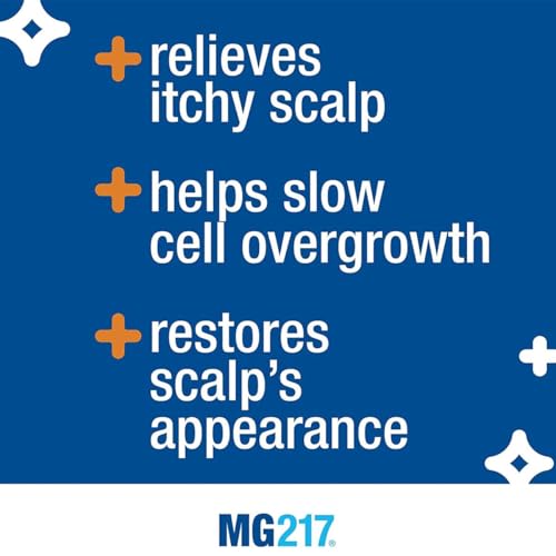 MG217 Dandruff 3% Coal Tar Dandruff Shampoo, Controls Flaking & Relieves Itchy Scalp - 8 oz Tube