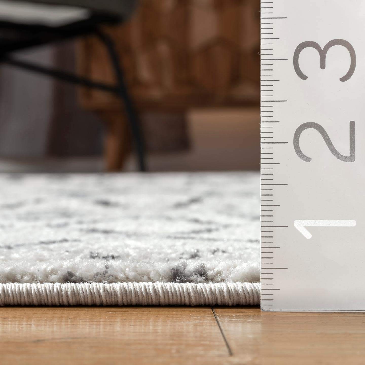 nuLOOM 7x9 Moroccan Blythe Area Rug, Grey, Faded Bohemian Design, Stain Resistant, For Bedroom, Dining Room, Living Room, Hallway, Office, Kitchen, Entryway