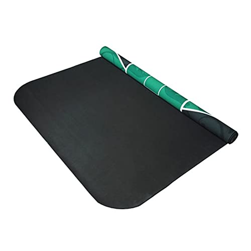 Craps and Roulette Table Felt Poker Tablecloth Non-Slip Poker Table Layout Portable Noise Reduce Card Playing Blackjack Tabletop Mat Rectangle 120x60cm Casino Pad Felt