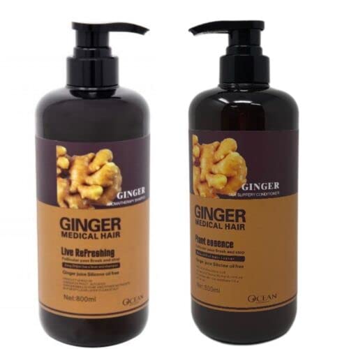 GINGER Medical Shampoo & Conditioner Set (Shampoo & Conditioner), 2.2 pounds, 27.0 Fl Oz