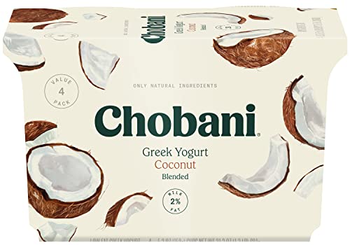 Chobani® Low-Fat Greek Yogurt Coconut Blended 5.3oz 4-pack