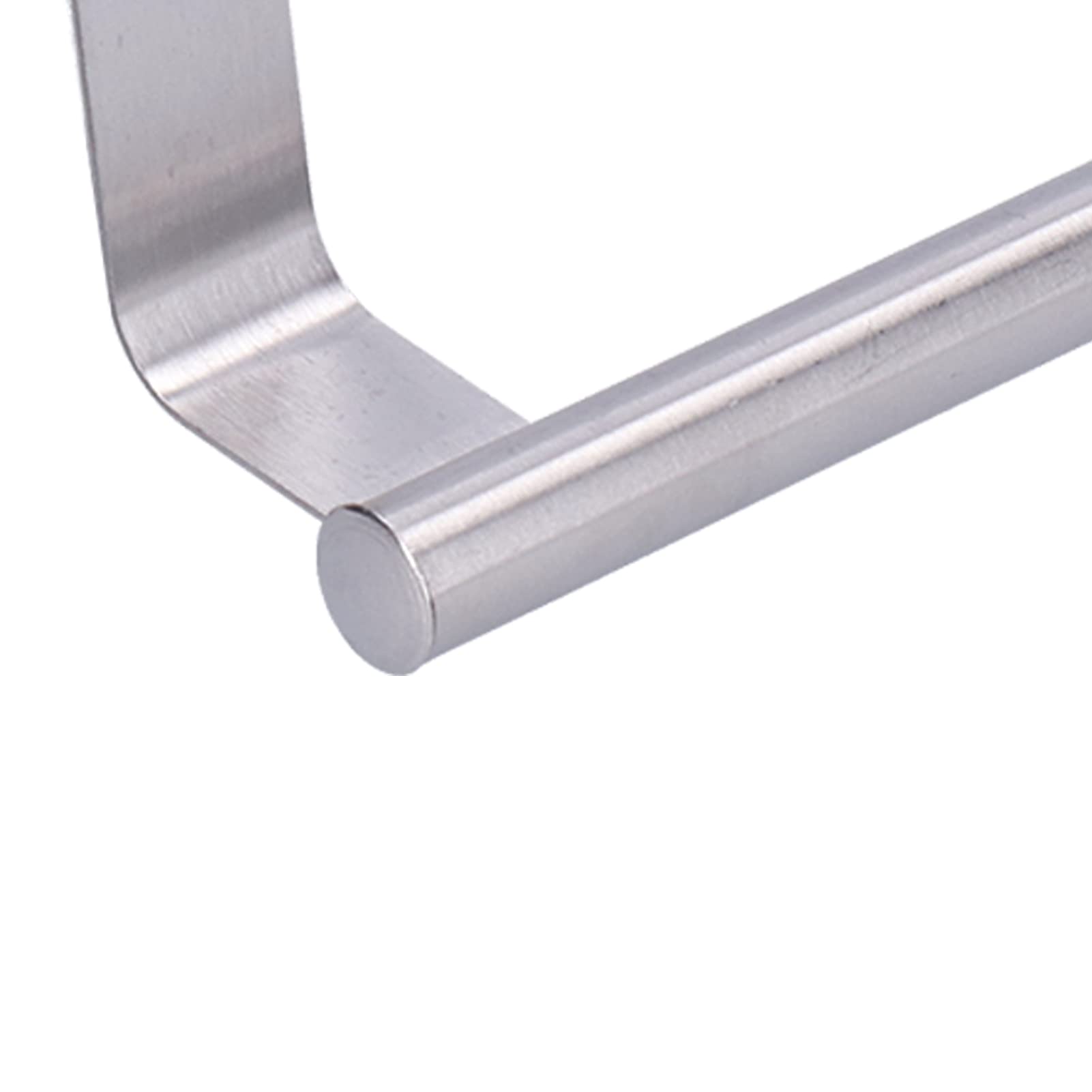Kitchen Towel Rack, Stainless Steel Kitchen Cabinet Door Towel Rack for Bathroom for Cabinet(Large size (length 36cm))