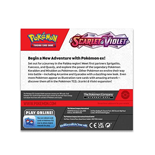 Pokemon TCG: Scarlet & Violet Booster Display Box (36 Packs) …