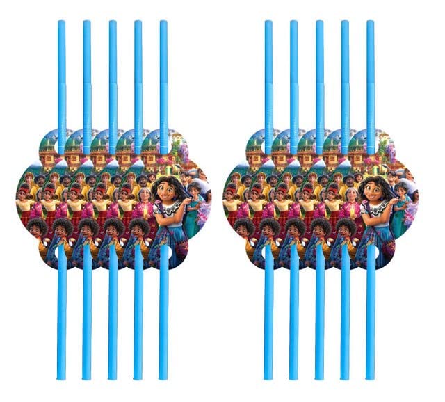 Encanto Party Straws
