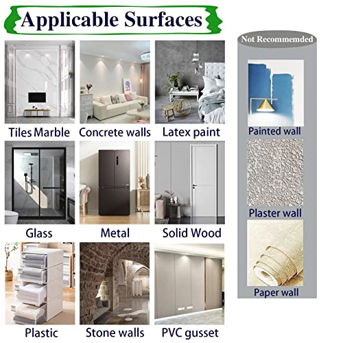 KAKAMINA 100 Pack Adhesive Hooks Wall Hooks 24lb(Max) Heavy Duty Self Adhesive Hooks,Transparent Reusable Adhesive Wall Hooks for Hanging for Kitchens, Bathroom, Office