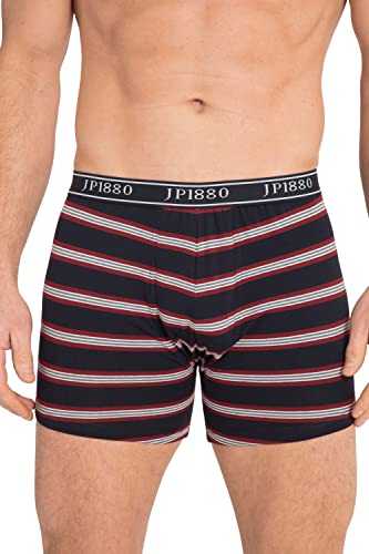 JP 1880 Menswear Big & Tall Plus Size L-8XL 2 Pack of Boxer Shorts FLEXNAMIC® dark matte blue X-Large 813850130