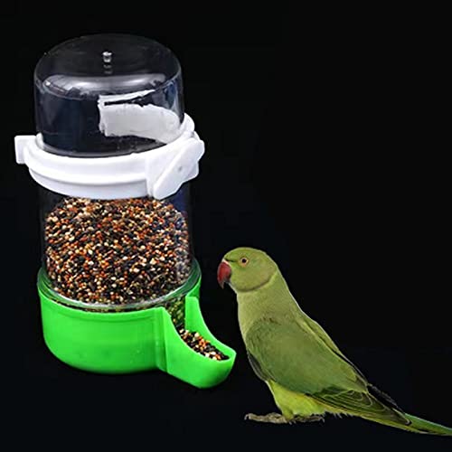 kikiledio Bird Water Dispenser,2pcs 16.7Oz Bird Water Dispenser for Cage,pet Bird Water Feeder, Pet Bird Feeder