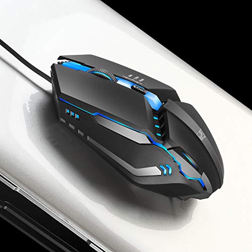 USB Wired Gaming Mouse - 7 Color Lighting,6 buttons,1600DPI - Adjustable Gaming Mouse Mice For Computer