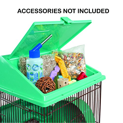 Ware Manufacturing Animal House 16" 2 LevelĀ for Hamster - Colors May Vary
