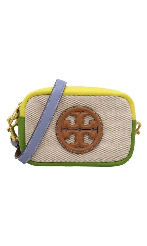 Tory Burch Ladies Perry Bombe Canvas Mini Bag