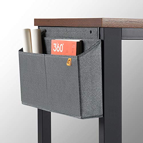 Cubiker Computer Desk 55" Modern Sturdy Office Desk Large Writing Study Table for Home Office with Extra Strong Legs, Espresso