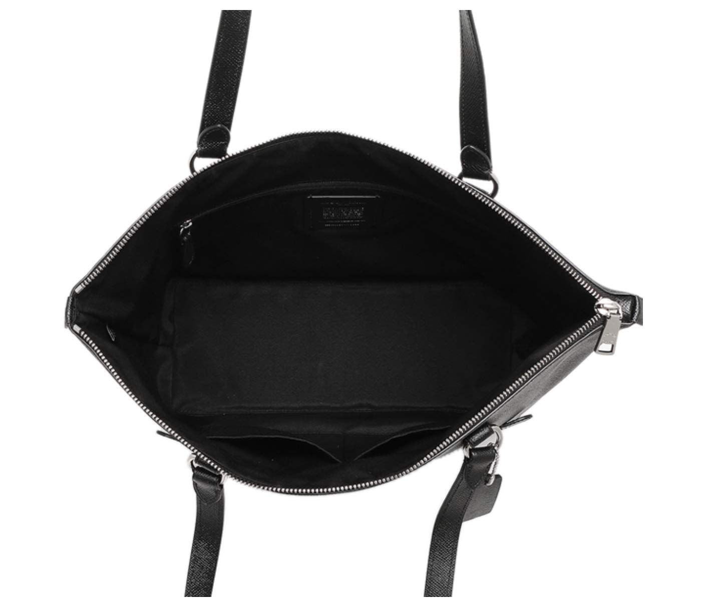 Coach Leather Gallery Shoulder Tote Purse - #F79608 - Black, Medium