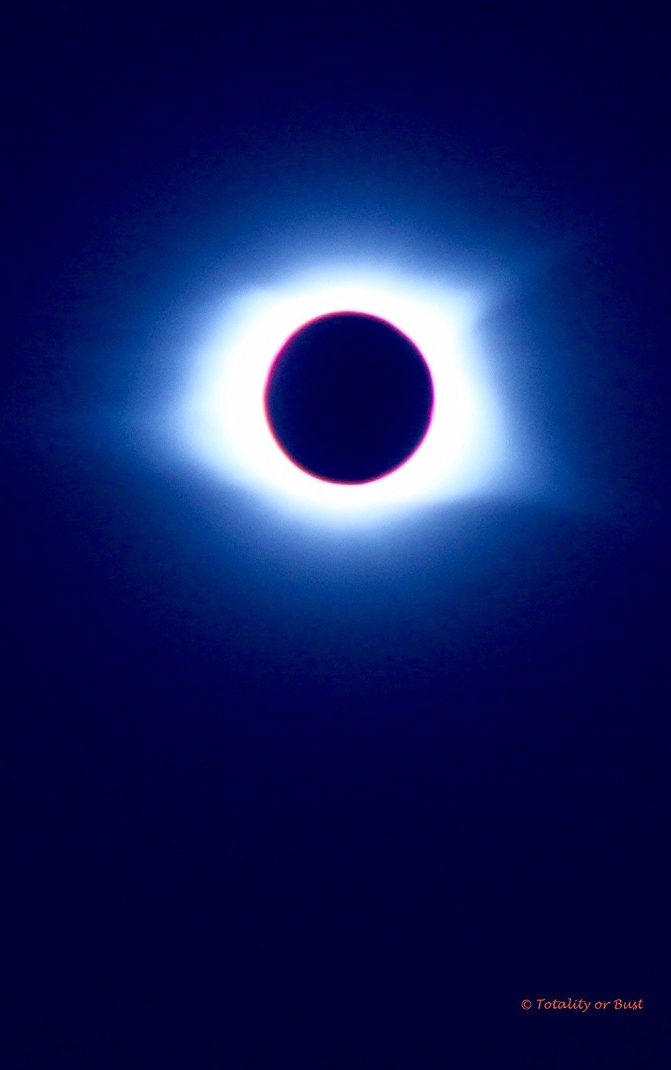 Totality or Bust - Cell Phone Wallpaper - JPG Downloadable