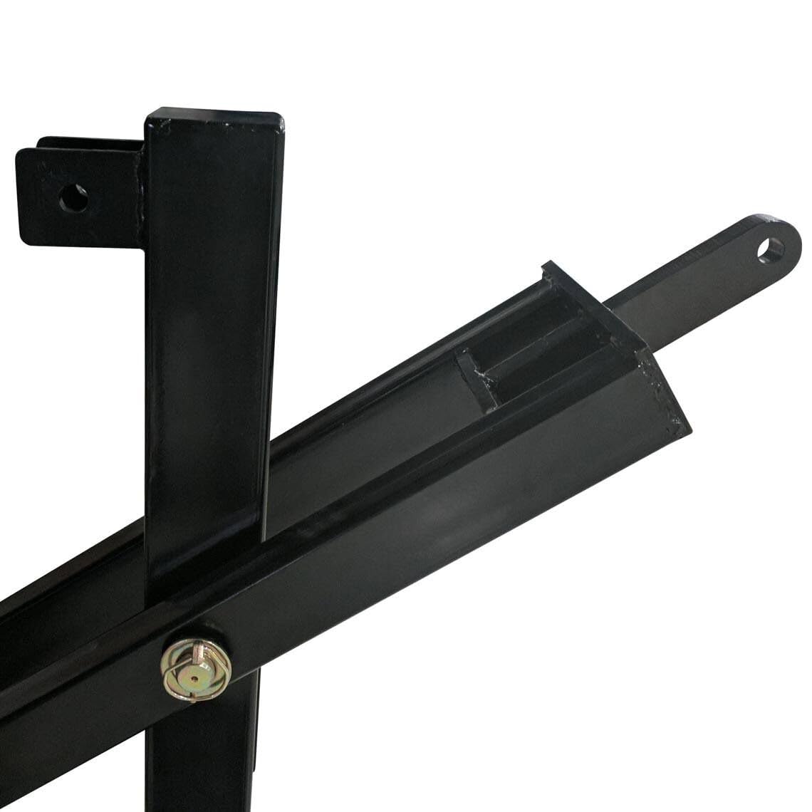 Titan Attachments 3 Point Scissor Lift Fits Category 1 Tractors, Material Handling Lift for Raising, Lowering & Extending Hay Bales to Stack