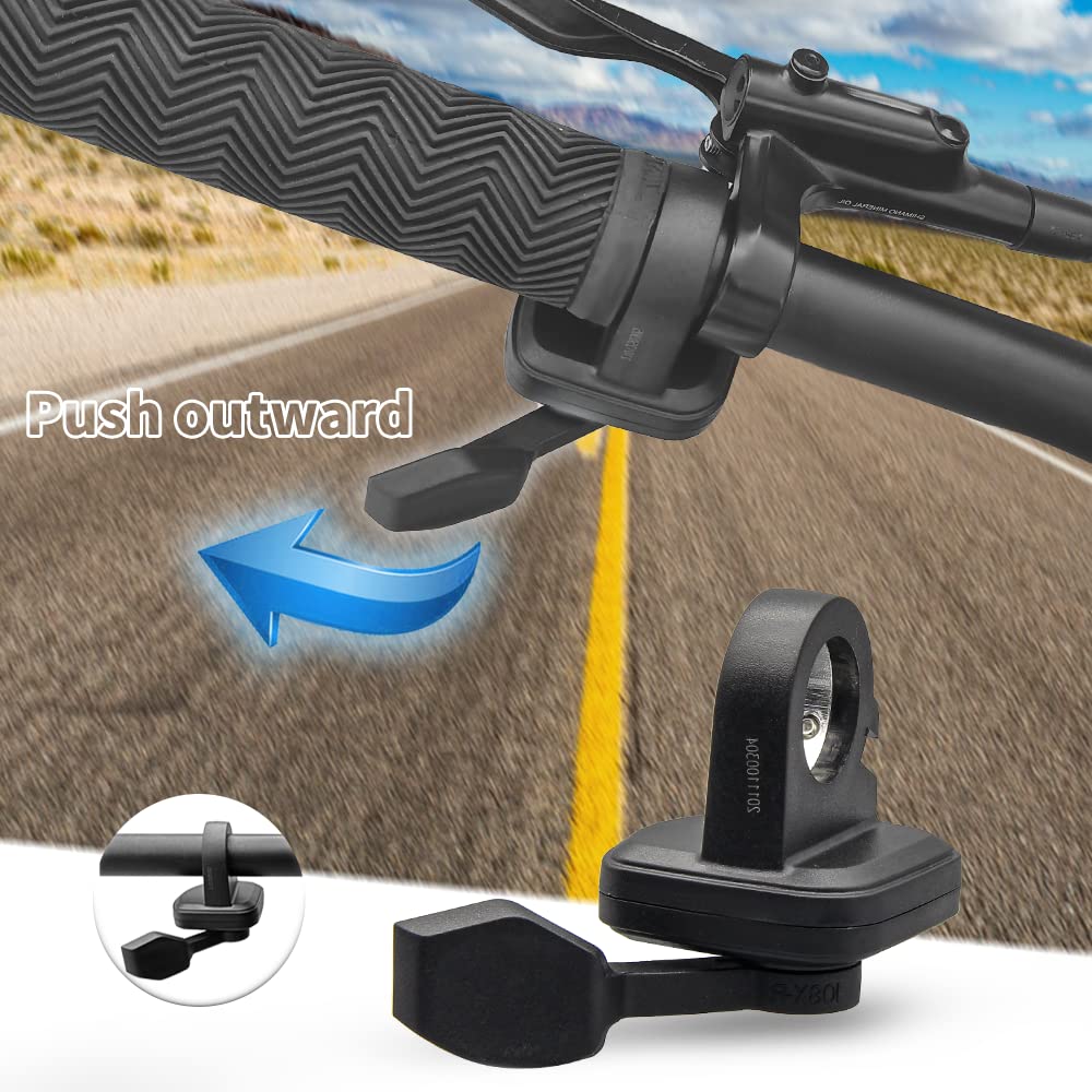 E-Bike 108X Left Thumb Throttle Speed Control 3 Pin Waterproof Connector 12V 24V 36V 48V 72V for Electric Scooters and EBike (108X-L Waterproof Plug)