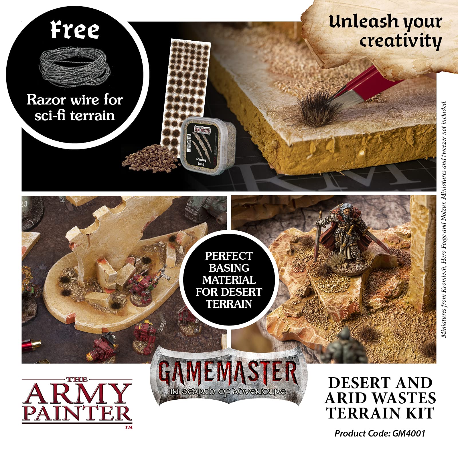 The Army Painter Dungeons and Dragons Starter Terrain Paint Set with 5 Terrain Paints, 1 Spray, Basing Materials - Gamemaster (Dungeons & Caverns Terrain Paint Starter Set)