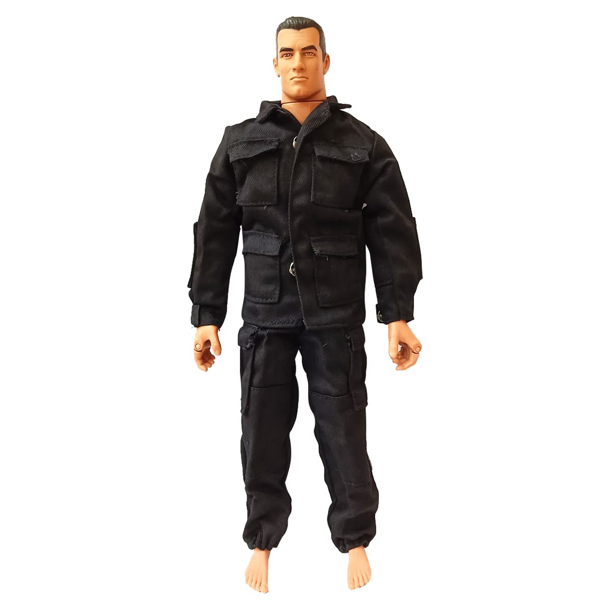 EBCO 6 Set 1/6 Scale Clothes Soldier German Infantry Camo Uniforms Overcoat Suit for 12" Gi Joe Male Military Action Figure Body