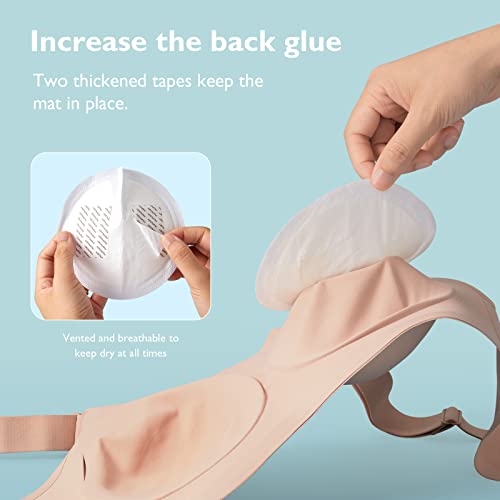 Momcozy Ultra-Thin Disposable Nursing Pads, Ultra-Absorbent and Breathable Portable Breast Pads for Mothers, Keep Dry Continuously, Make Breasts Light and Unburdened, Individually Packaged(60 Count)