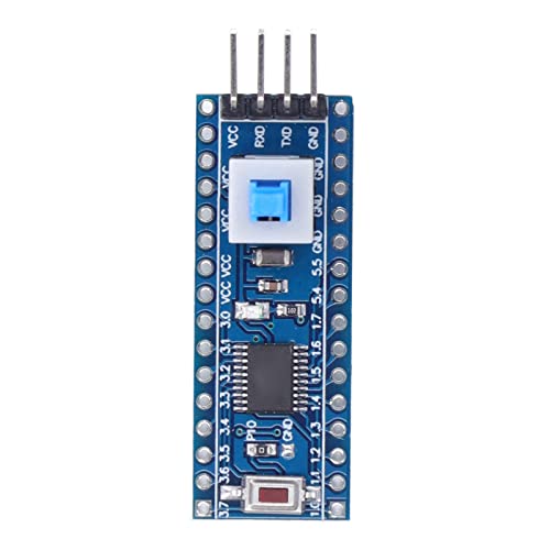 Core Boards Module, STC15W408AS Chip Easy Installation High Speed Development Board 5.5V-2.4V 6 Channel VCC GND for DIY